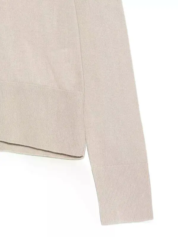 Alpha Studio Roll-neck Ribbed-trim Sweater