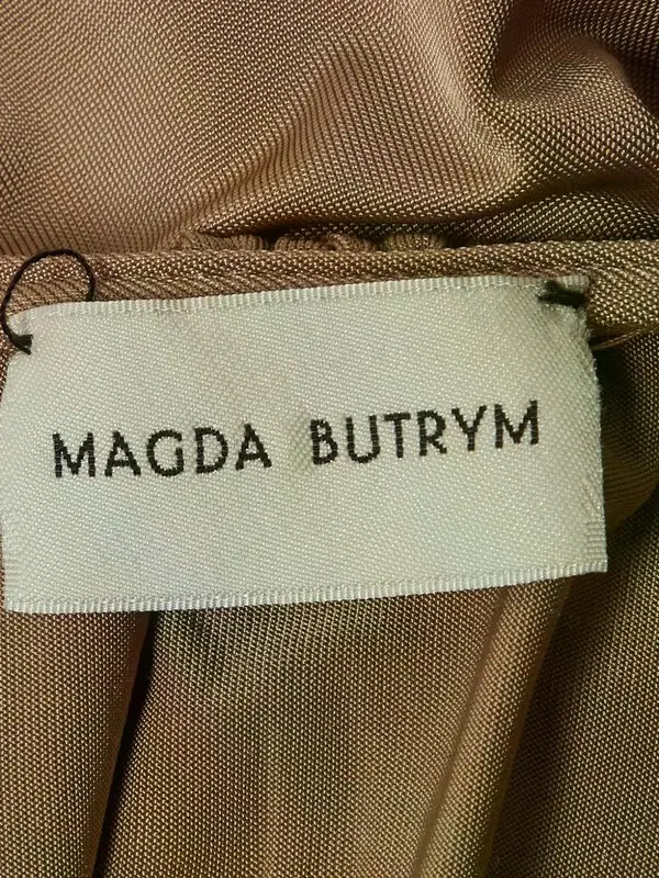 Magda Butrym Ruched Draped Mini Dress