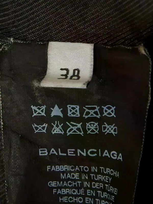 Balenciaga Zip-up Leather Jacket