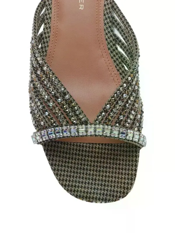 Kurt Geiger Crystal Strap Flat Mules