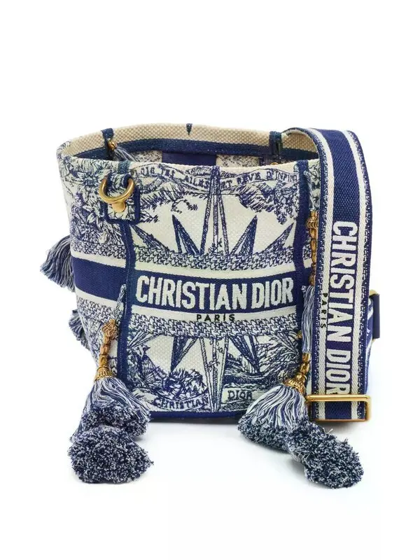 Dior 2022 Small D-bubble Bucket Bag - Blue