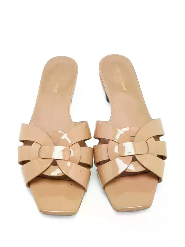 Saint Laurent Tribute Leather Sandals