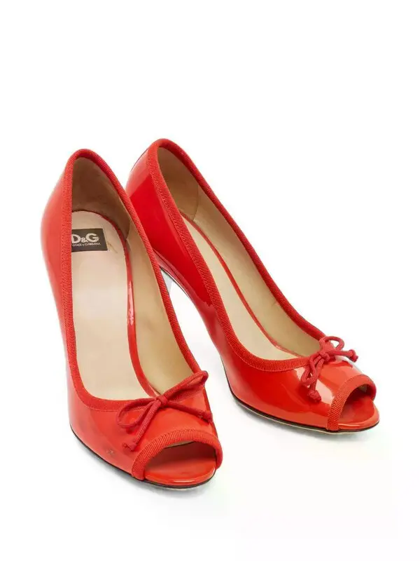 Dolce & Gabbana Bow-detail Heeled Pumps