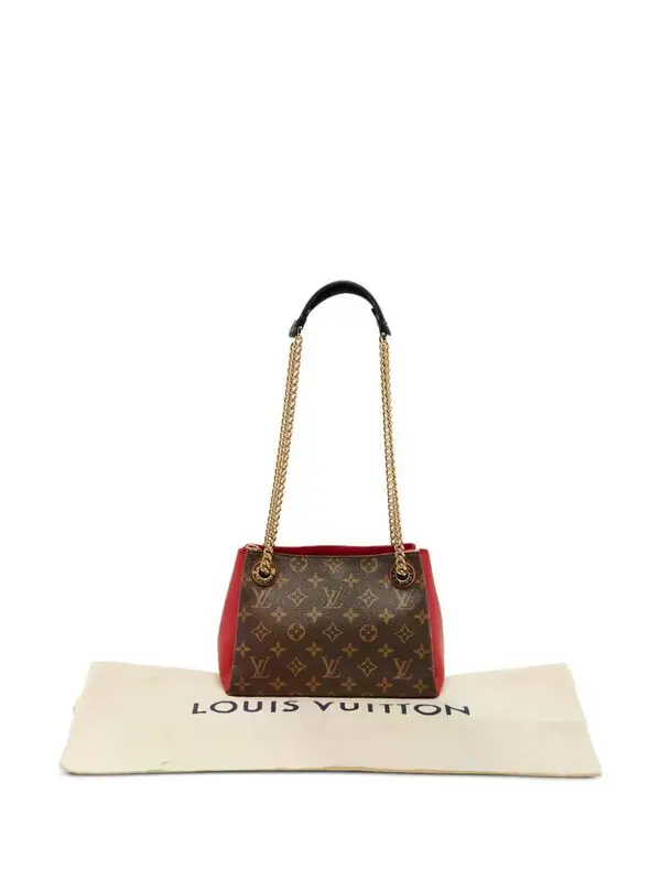 LOUIS VUITTON Monogram Canvas And Leather Paneled Shoulder Bag - Brown