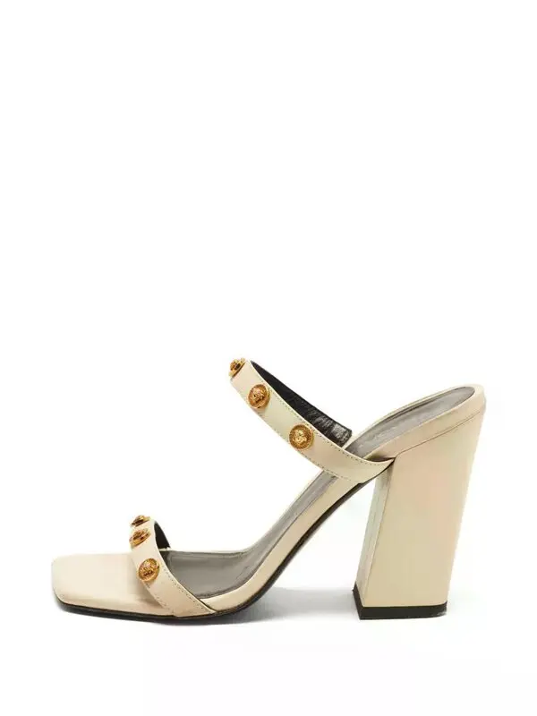 Versace Medusa Block Heel Sandals