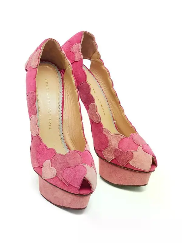 CHARLOTTE OLYMPIA Dolly Heart-patch Pumps