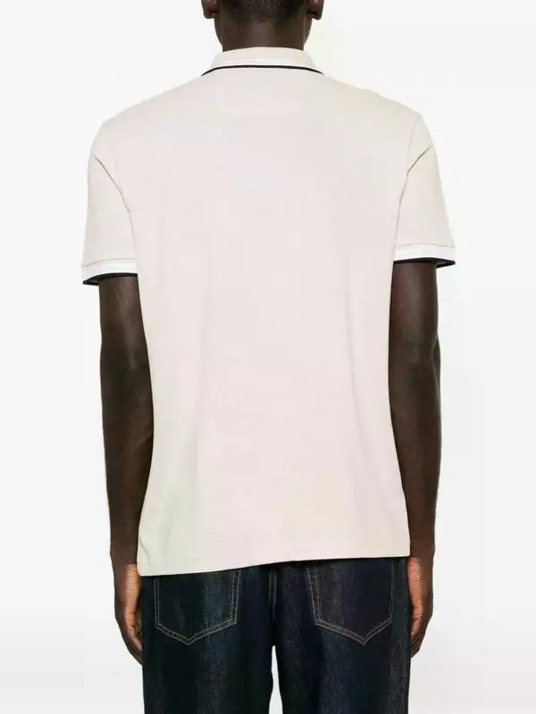 BOSS Logo-embroidered Tipped Polo Shirt