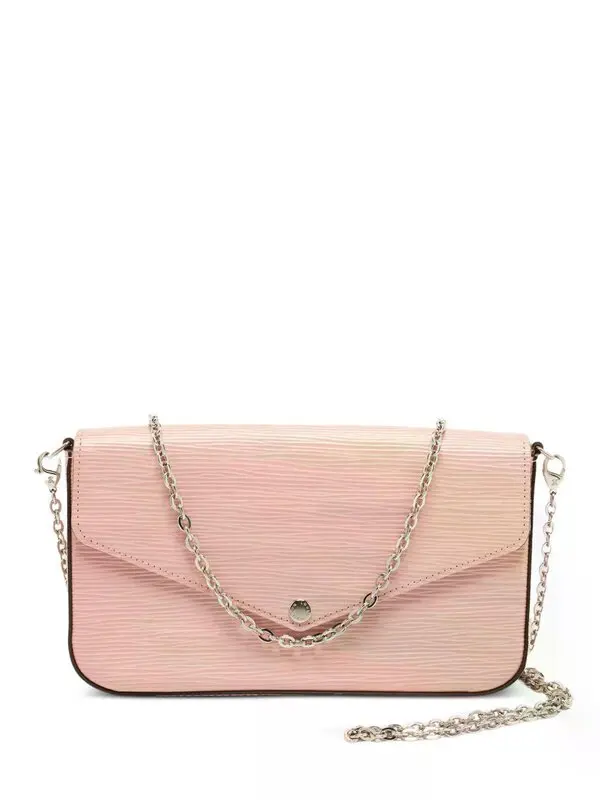 LOUIS VUITTON Félicie Epi Leather Clutch Bag