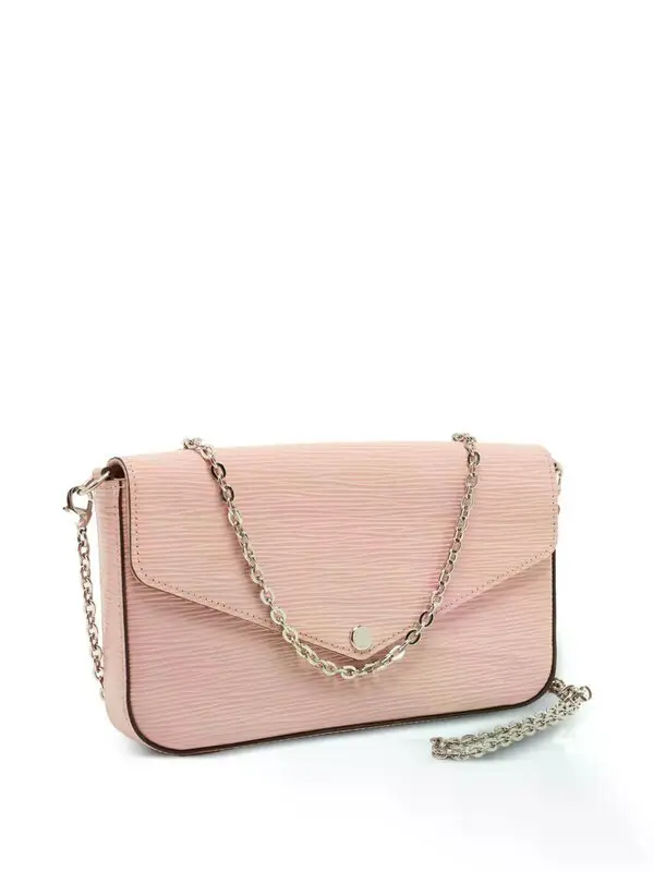 LOUIS VUITTON Félicie Epi Leather Clutch Bag