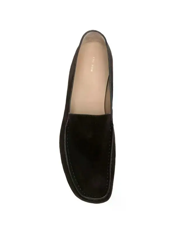 THE ROW Whipstitch-detail Loafers