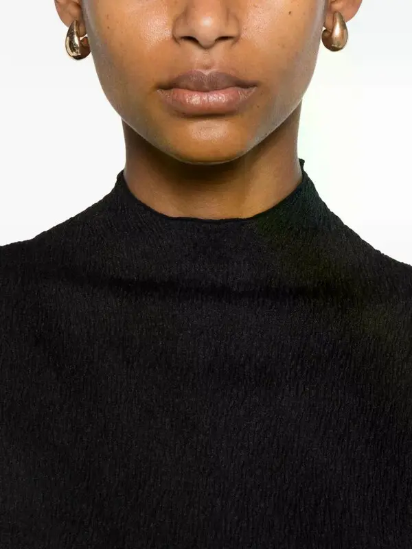 THE ROW Oakson Crinkled Sleeveless Top