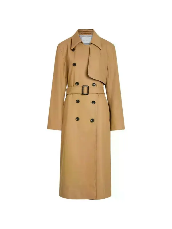 Maria Mcmanus Double-faced Belted Trench Coat