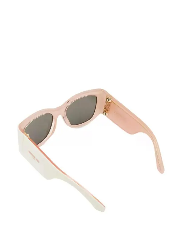 Dior Square Frame Sunglasses - White