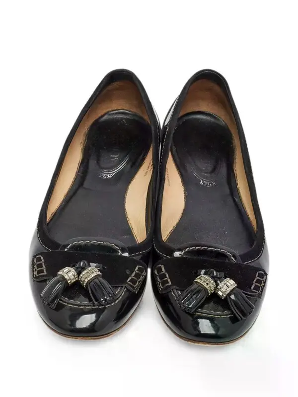 TOD'S Tassel Leather Pumps
