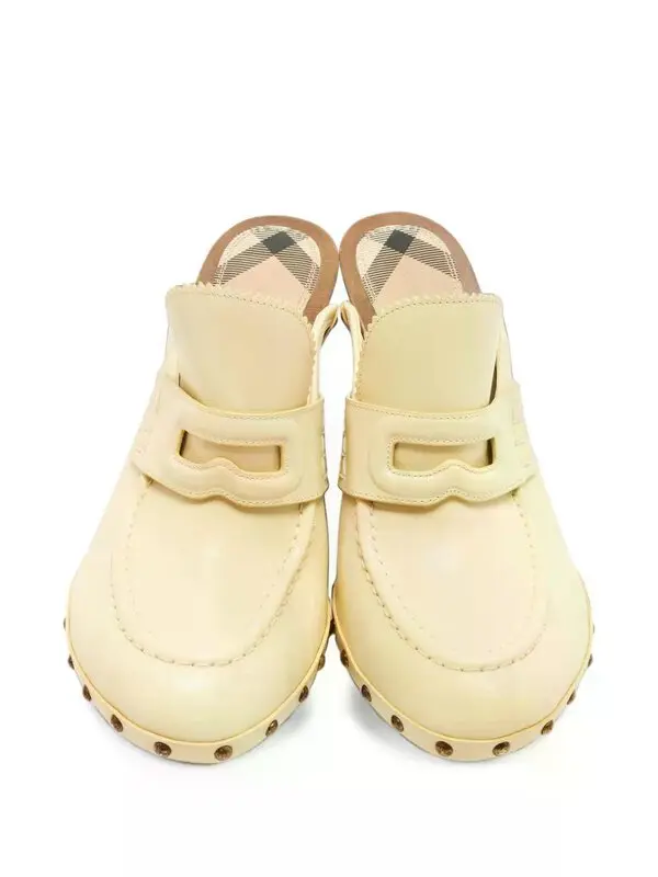 Burberry Porter Stud-trimmed Clogs