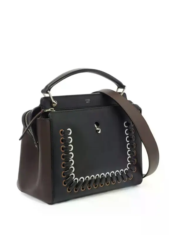Fendi 2017 Dotcom Whipstitch Tote Bag