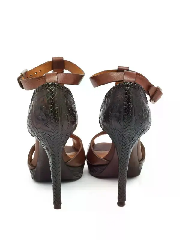 Ralph Lauren T-strap Peep-toe Pumps