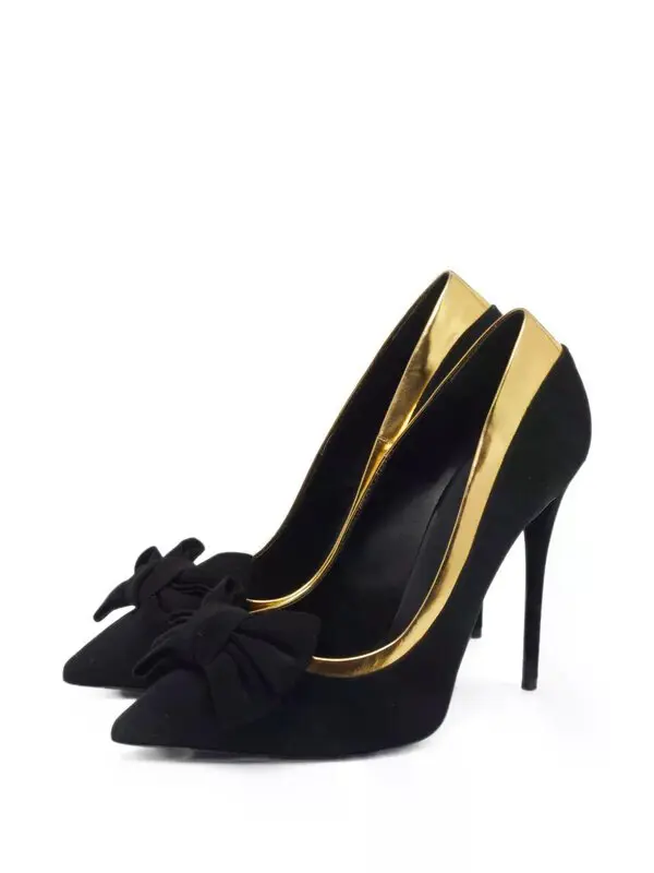 GIUSEPPE ZANOTTI Bow Pointed-toe Pumps