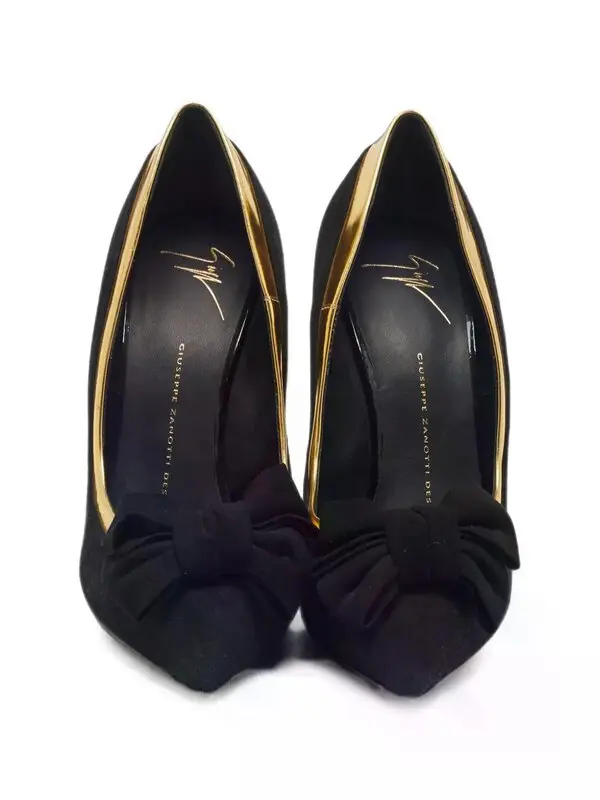 GIUSEPPE ZANOTTI Bow Pointed-toe Pumps