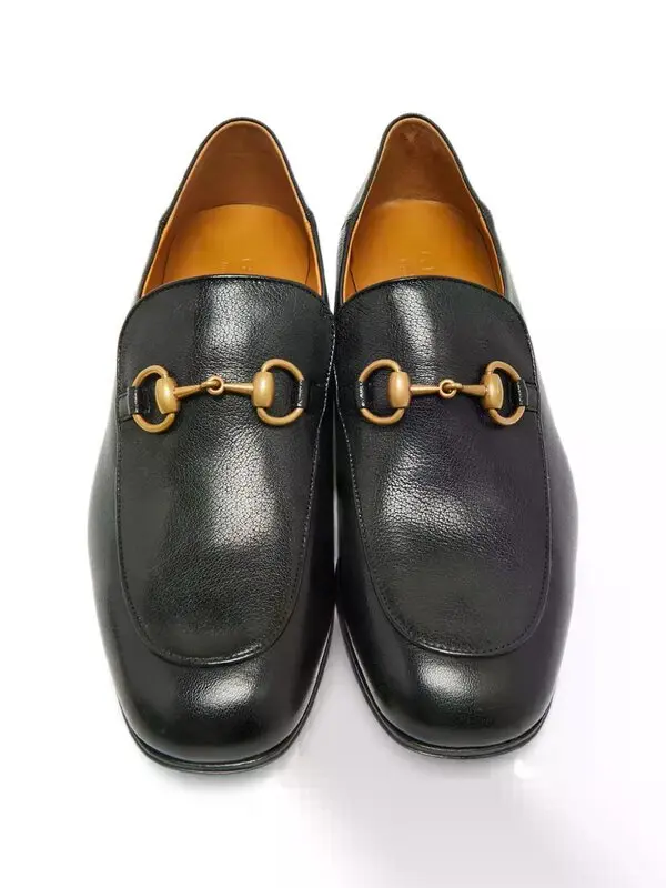 Gucci Jordaan Horsebit Loafers In Leather