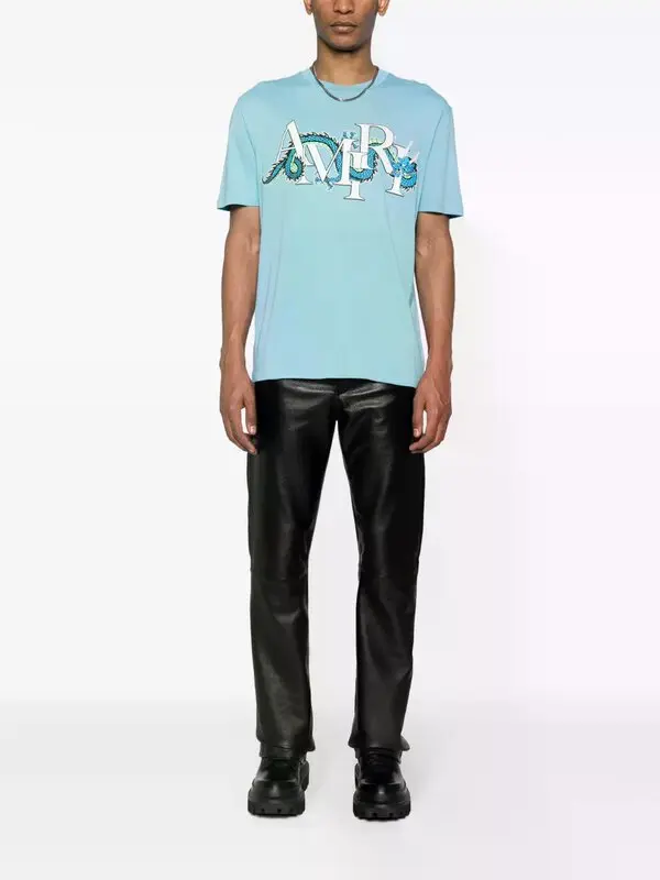 Amiri Logo-print Cotton T-shirt