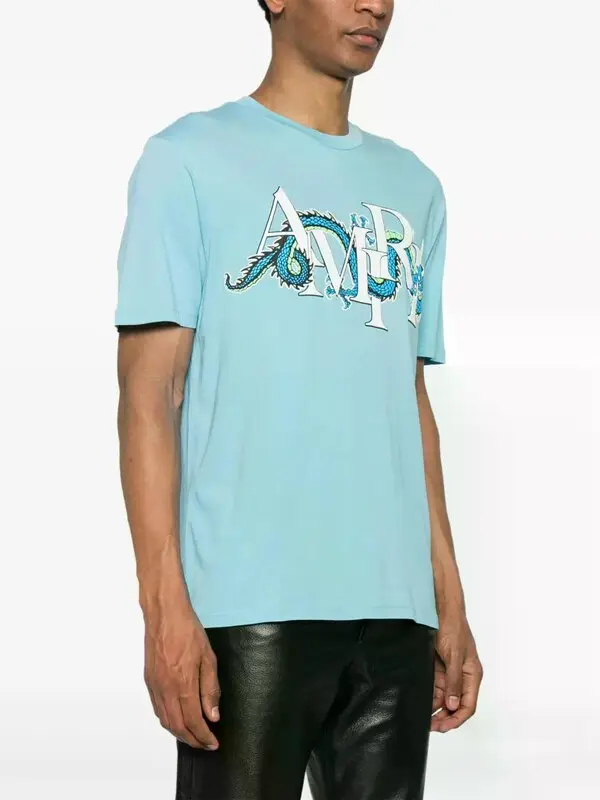 Amiri Logo-print Cotton T-shirt