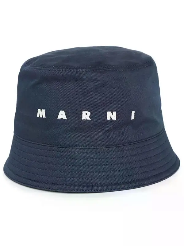 Marni Logo-embroidered Bucket Hat