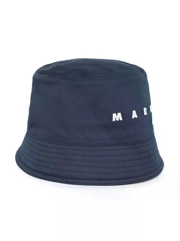 Marni Logo-embroidered Bucket Hat