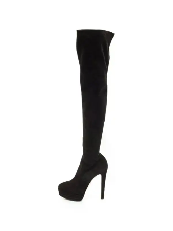LE SILLA Platform Knee-length Boots - Black