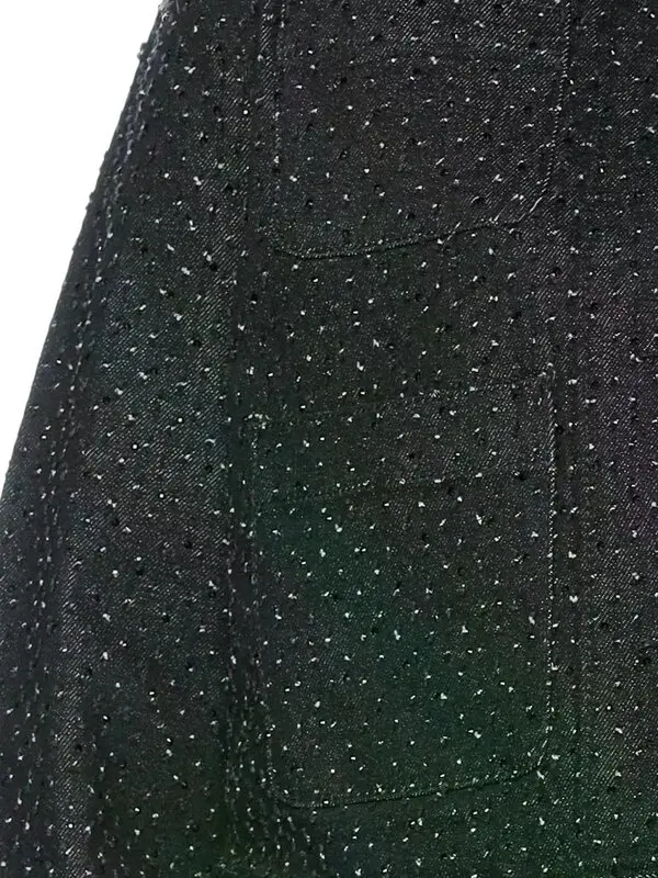 Armani Exchange Embellished Cropped Jacket