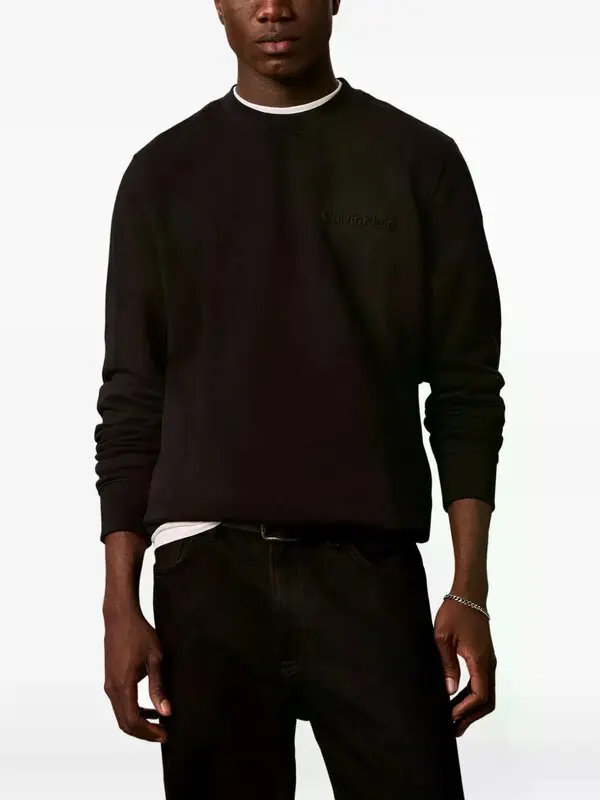 Calvin Klein Logo-embroidered Sweatshirt
