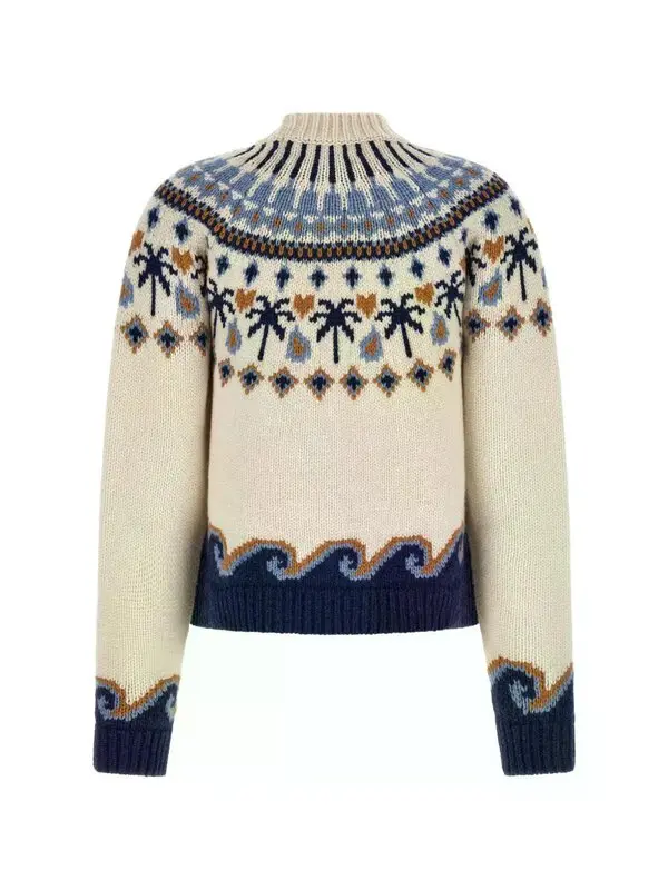 Alanui Sweet Winter Jacquard-knit Sweater