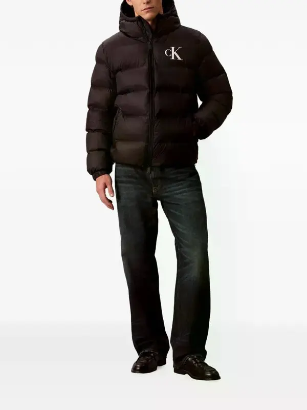 Calvin Klein Logo-print Puffer Jacket
