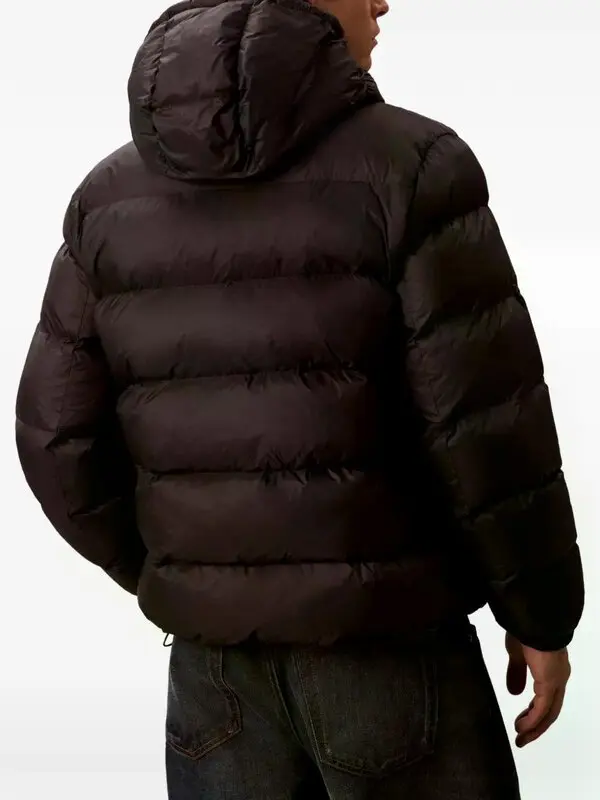Calvin Klein Print Puffer Jacket - Black