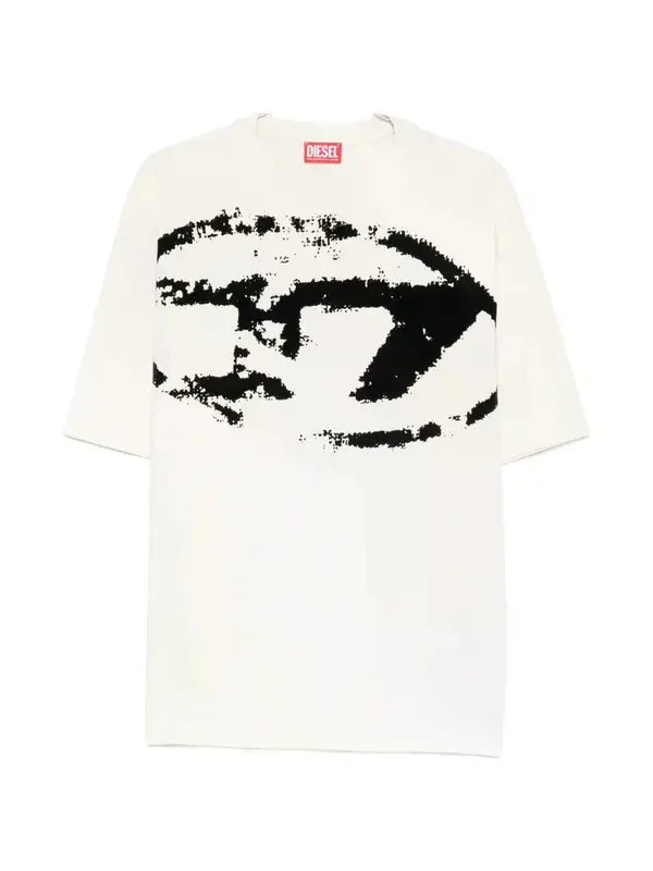 DIESEL® Oval D T-shirt - Neutrals