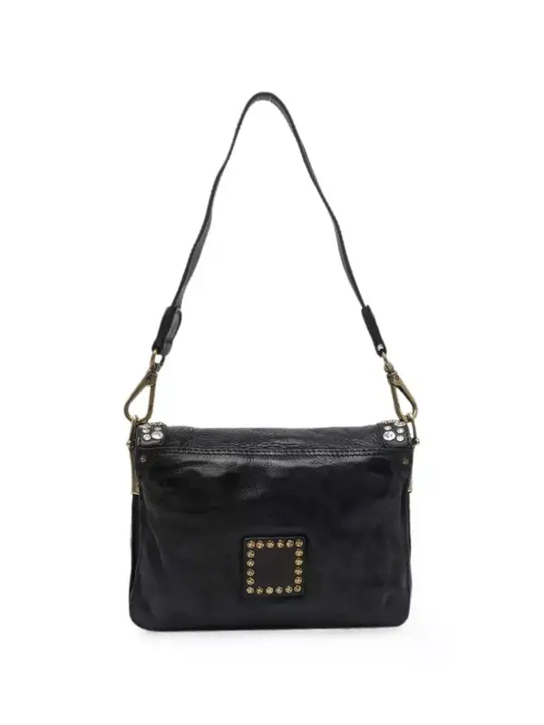 CAMPOMAGGI Perla Studded Leather Shoulder Bag