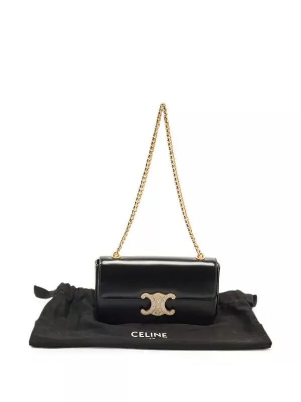 Celine Claude Crystal-embellished Shoulder Bag