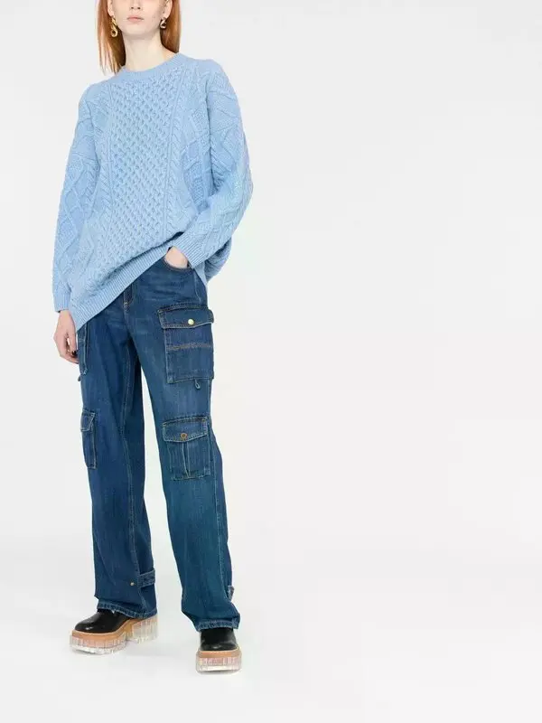 Stella McCartney Aran-knit Oversized Jumper