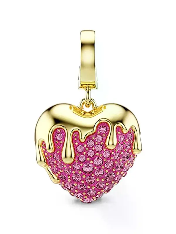 SWAROVSKI Idyllia Crystal-embellished Heart Pendant - Gold