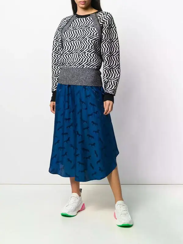 Stella McCartney Herringbone Glitch Sweater