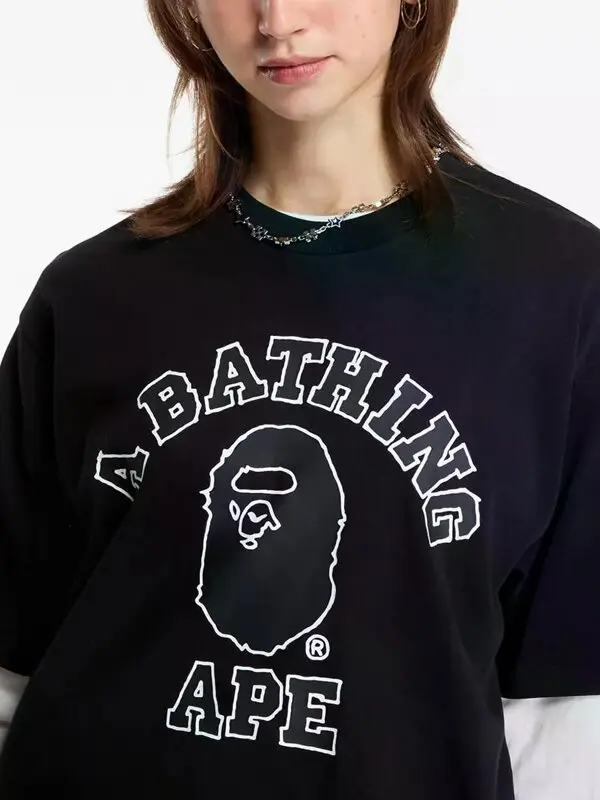 A BATHING APE Logo-print Cotton T-shirt