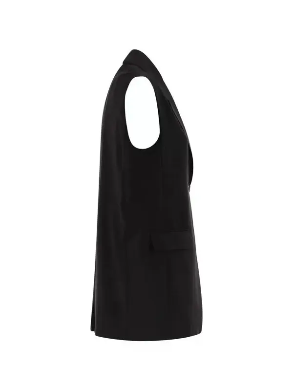 Max Mara Sleeveless Wool Jacket