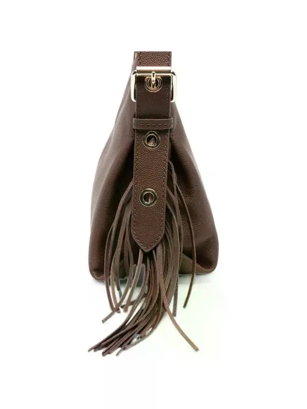 Maje Miss M Fringe-detail Leather Tote Bag