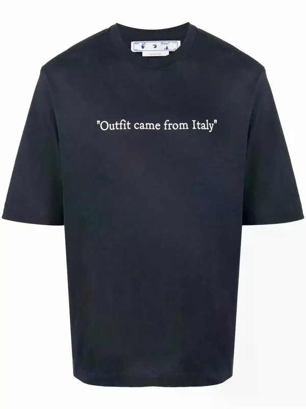 Off-White Logo-print Cotton T-shirt