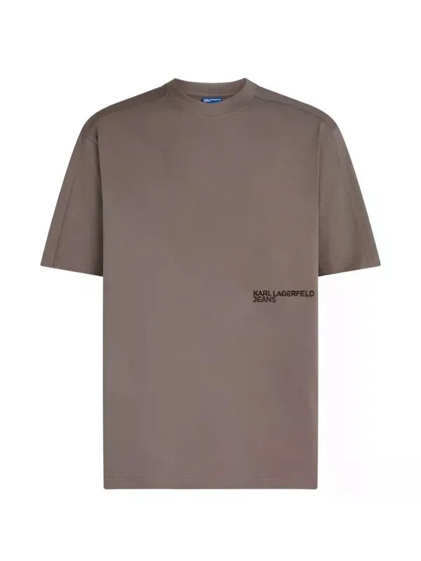 Karl Lagerfeld Relaxed Seams T-shirt - Grey