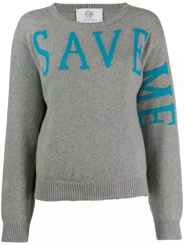 Alberta Ferretti Save Me Sweatshirt - Grey