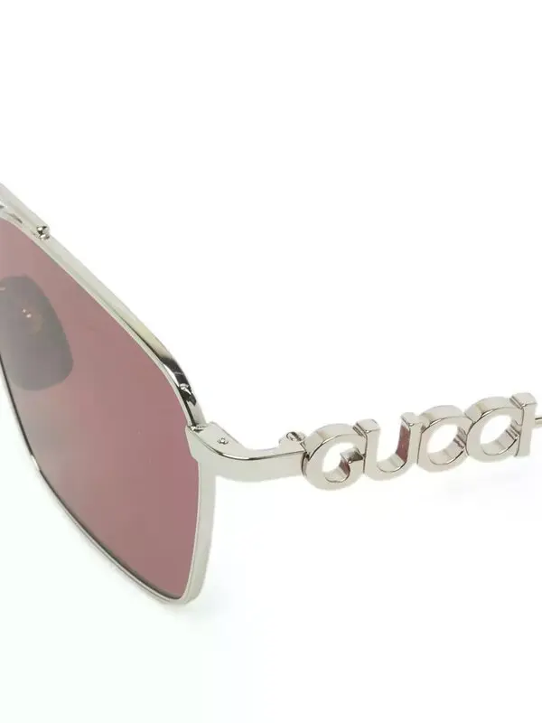 Gucci Logo-lettering Sunglasses