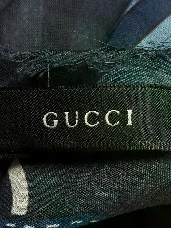 Gucci Equestrian Belt Fringed Scarf