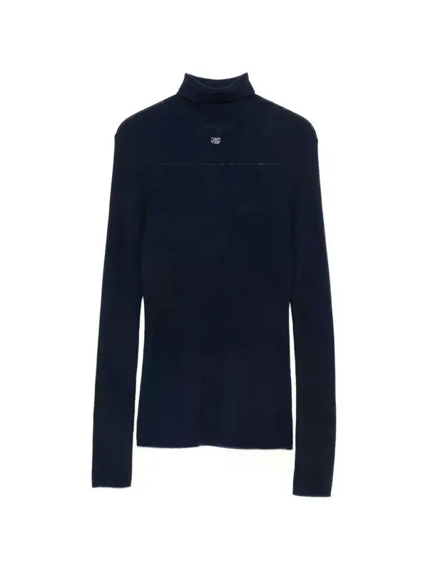 Maje Ribbed-knit Roll-neck Sweater