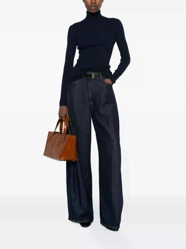 Maje Ribbed-knit Roll-neck Sweater